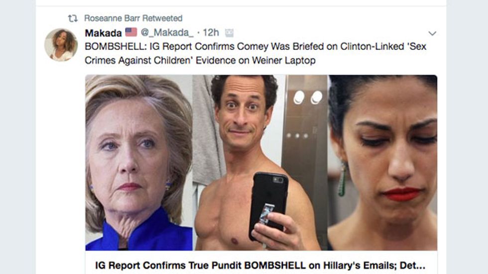 'MAGA MAGA MAGA': Roseanne Barr Has Twitter Tirade After Reading IG ...