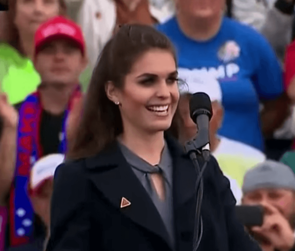 Hope Hicks Is Considering Going Back to the White House as Chief of ...