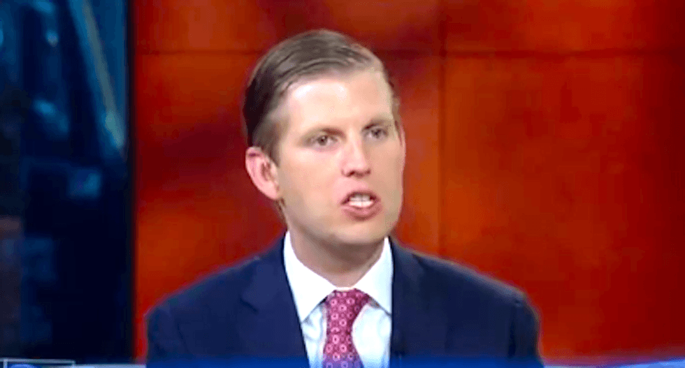 Eric Trump falsely claims his father 'hasn't left the White House in 5 ...