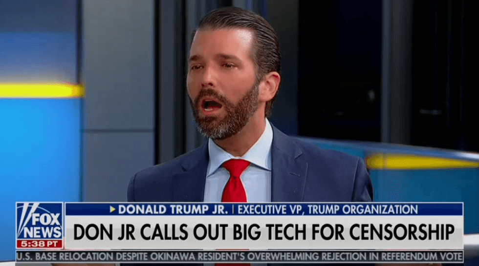 Donald Trump Jr. claims people who wear MAGA hats in Chicago get shot ...
