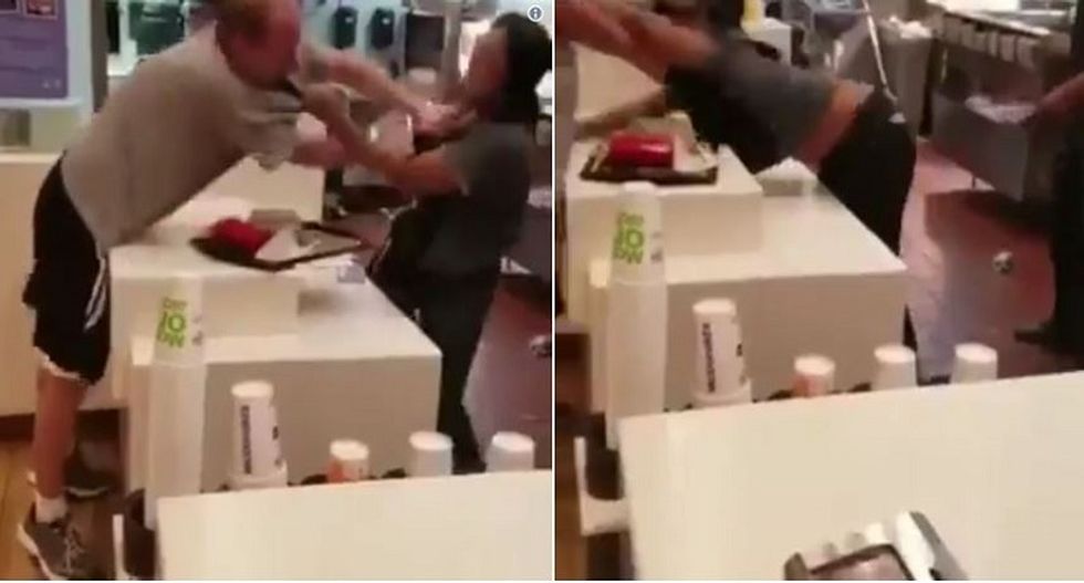 Watch White Man Attacks Black Mcdonald S Worker As Her Manager Looks